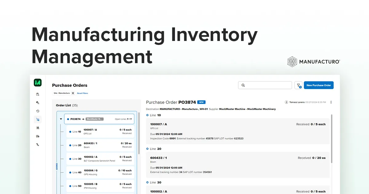 Real-Time Manufacturing Inventory Software | Boost Agility
